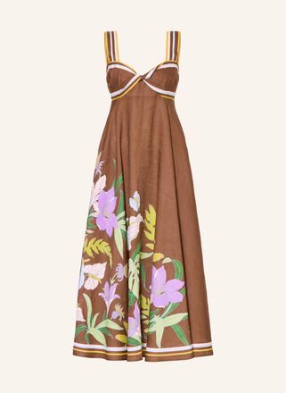 Alemais Al&eacute;mais Leinenkleid Alfie Twist braun