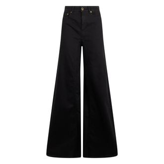 Alberta Ferretti Palazzo Hosen - - Jeans - Damen - Schwarzk - S