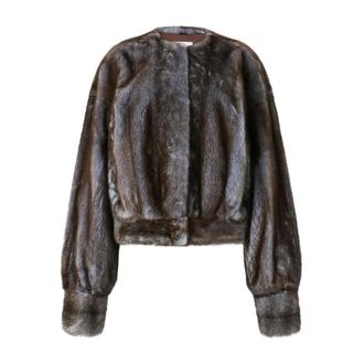Genny Faux Fur & Shearling Jacke - - Jackets - Damen - Grau - XS