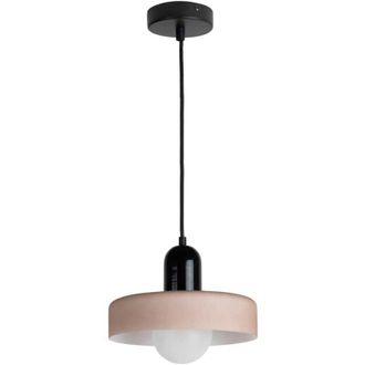Leitmotiv Lampe suspendue en verre Opaco Grato