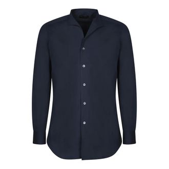Dell'Oglio Homme, Chemises, Bleu, Taille: 4XL Chemises Bleues &Eacute;l&eacute;gantes