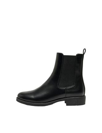 Only Damen ONLBIBI-21 PU BASIC Boot Stiefelette, Black, 40 EU