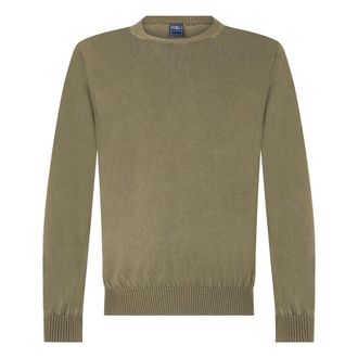 Fedeli Rundhals-Pullover - - Knitwear - Herren - Gr&uuml;n - M
