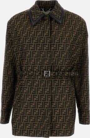 Fendi Ff Canvas Jacke