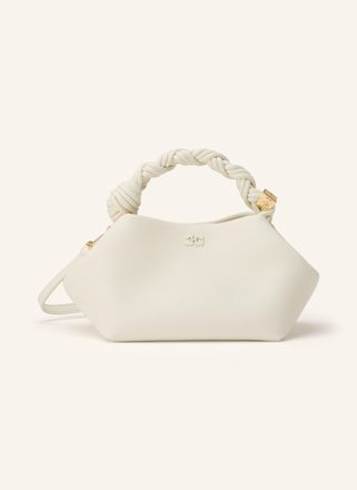 Ganni Handtasche Bou Small Grained weiss
