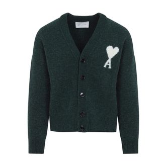 Ami ADC Cardigan - - Knitwear - Herren - Gr&uuml;n - XL