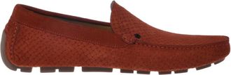 Baldinini Homme, Chaussures, Brun, Taille: 44 EU Mocassin en daim &agrave; imprim&eacute; tiss&eacute;