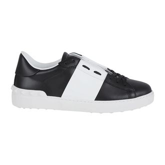 Valentino Garavani Calfskin Open Sneaker - - Shoes - Herren - Schwarzk - 40 EU