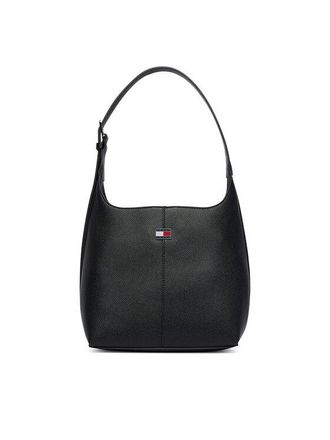 Tommy Jeans Handtasche Tjw City Bucket AW0AW19062 Schwarz