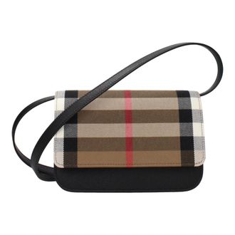 Burberry Fabric Clutch Bag - - Bags - Damen - Beige - ONE SIZE