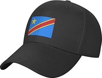Generic Casquettes Sports Drapeau De La R&eacute;publique D&eacute;mocratique du Congo Chapeau De Soleil R&eacute;glable,Casual Casquette De Camionneur pour Adulte Homme Femme
