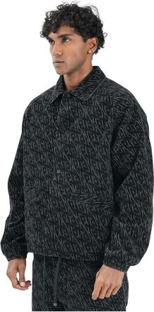 A|X Armani Exchange Homme, Vestes, Noir, Taille: S Blouson Jacquard avec Logo Int&eacute;gral