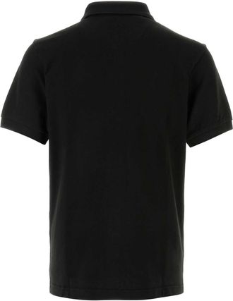 Kenzo Black Exterior: Cotton Polo T-shirts And Polos