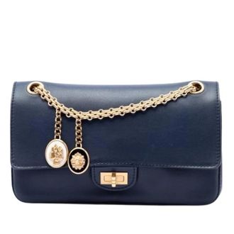 Chanel Pre-owned Vintage Double Flap Shoulder Bag - - Pre-owned - Damen - Blau - ONE SIZE