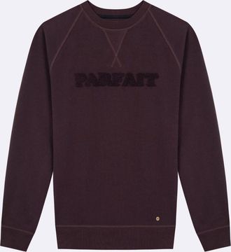Faguo Sweat col rond bordeaux fonc&eacute; Parfait