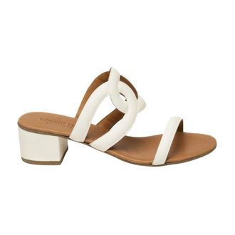 Vincent Vega Vincent Vega, Femme, Chaussures, Blanc, Taille: 39 EU Nizza Sandale