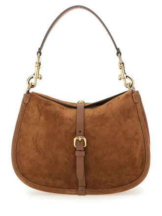 Etro Womens Medium Pony Bag Brown Leather Handbags Hand