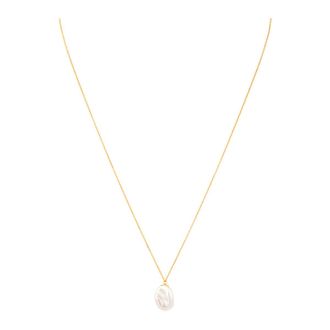 Cleor Collier en or 375/1000 et perle de culture