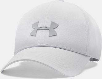 Under Armour Blitzing Low Storm Verstellbare Kappe für Herren Pitch Grau / Schwarz EINHEITSGRÖSSE