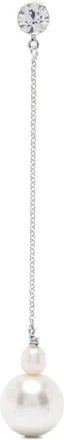 Forte_Forte Femme, Accessoires, Gris, Taille: ONE Size My Jewel Pearl Pendant Earrings