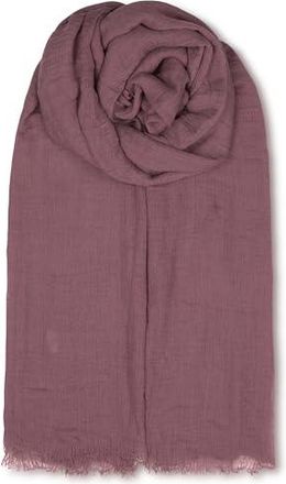 Malito more than fashion malito - &Eacute;charpe tendance pour femme en viscose - &eacute;charpe l&eacute;g&egrave;re couleur unie - foulard fin - douce et respirante S604, lilas, 180 x 90