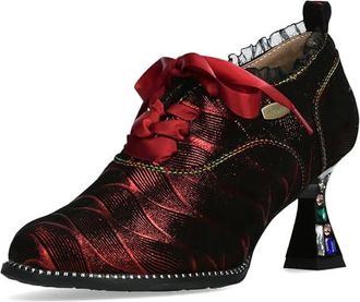 Laura Vita Escarpins Femme Oliveo 05, Pointure:38 EU, La Couleur:Rouge