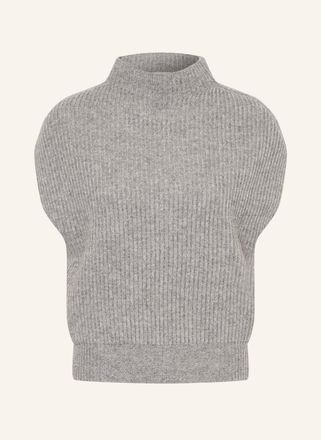 Lilienfels Lilienfels Pullunder Mit Cashmere grau