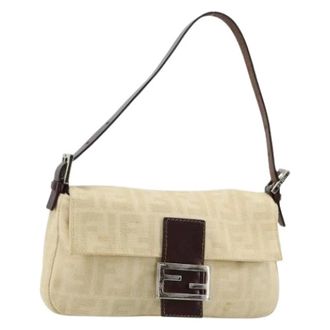 Fendi Pre-owned Vintage Zucca Canvas Shoulder Bag - - Pre-owned - Damen - Beige - ONE SIZE