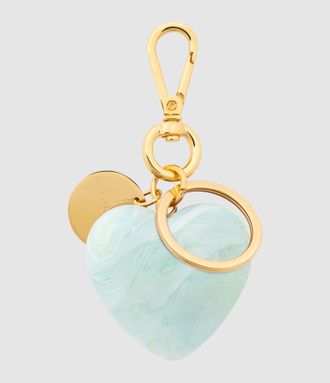 Vanessa Baroni Porte-Cl&eacute;s Heart Charm Cloud Marble