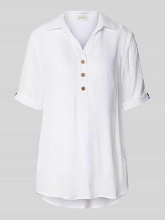 Apricot Blusenshirt mit Umlegekragen