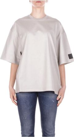 Dondup Femme, Tops, Gris, Taille: 38 FR Side Logo Sweater