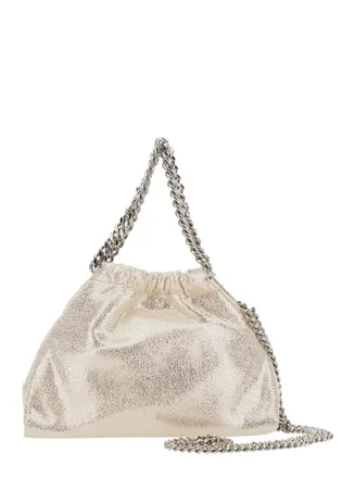 Stella McCartney Womens Crossbody Bag Falabella Pink Polyester Shoulder