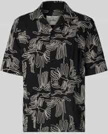 Les Deux Freizeithemd mit floralem Allover-Stitching Modell Liam