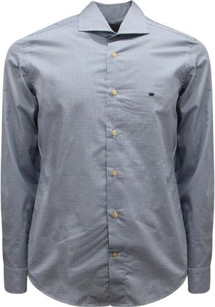 Sonrisa Homme, Chemises, Bleu, Taille: L L3558 Camicia Shirt