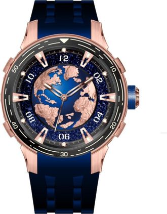 Invicta Celestial 69534 Herren Uhr - Mechanisches Werk - Edelstahl mit Ros&eacute;gold Zifferblatt - 40 mm