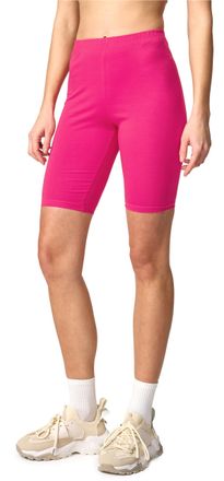 Merry Style Damen Leggings Kurze Shorts aus Baumwolle Komfortable Radlerhose Ideal für Sportaktivitäten MS10-200 (Amaranth, L)