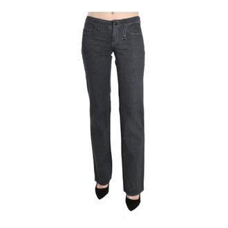 Costume National Mid Waist Regular Leg Straight Denim - - Jeans - Damen - Grau - W26