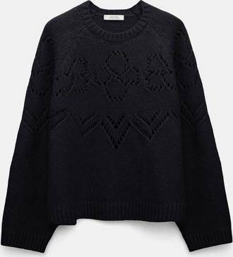 Dorothee Schumacher Rundhalspullover aus Kaschmir-Seiden-Garn