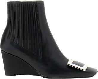 Roger Vivier Belle Vivier Wedge Bootie 60 - - Shoes - Damen - Schwarzk - 39 EU