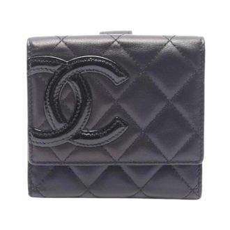 Chanel Pre-owned Cuir petite-maroquinerie - Femme - Pre-owned - Noir - Taille: ONE Size