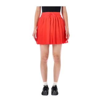 Nike Jupe pliss&eacute;e mi-haute - Femme - Sport - Rouge - Taille: 40 FR