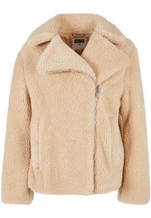 Urban Classics Winterjacke Urban Classics Damen Ladies Sherpa Biker Jacket (1-St)