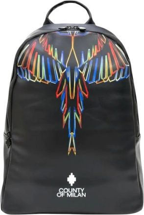 Marcelo Burlon Homme, Sacs, Noir, Taille: ONE Size Comas260312 Backpack