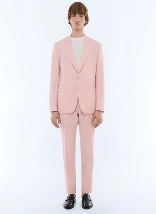 Fursac Costume droit en toile &agrave; micro dessin - Taille 44 - Homme