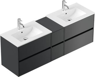 Magnolia Home Badm&ouml;belset Taifun 170cm grafit