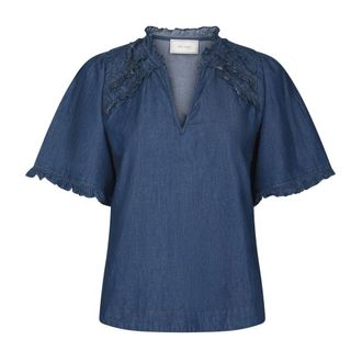 Neo Noir Damen, Blusen & Hemden, Blau, SGr&ouml;&szlig;e