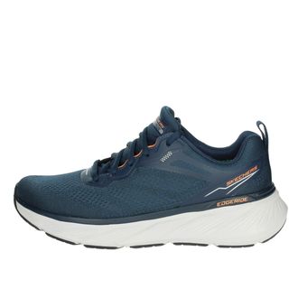 Skechers Edgeride Exxo, Turnschuhe für Herren, Navy Knit Pu Orange Trim, 43 EU