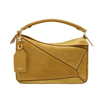 Loewe Petit sac Puzzle Featherlight - Femme - Sacs - Jaune - Taille: ONE Size