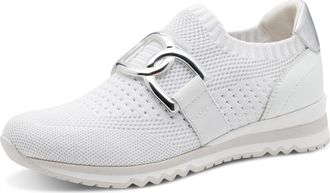 Marco Tozzi Marco Tozzi Damen Sneaker weiches Feel Me Wechselfu&szlig;bett weiches Innenfutter Modern, wei&szlig; (White Comb), 37 EU