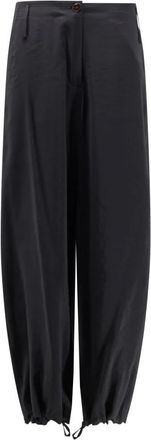 Alysi Femme, Pantalons, Noir, Taille: 38 FR Tapered Pantalons